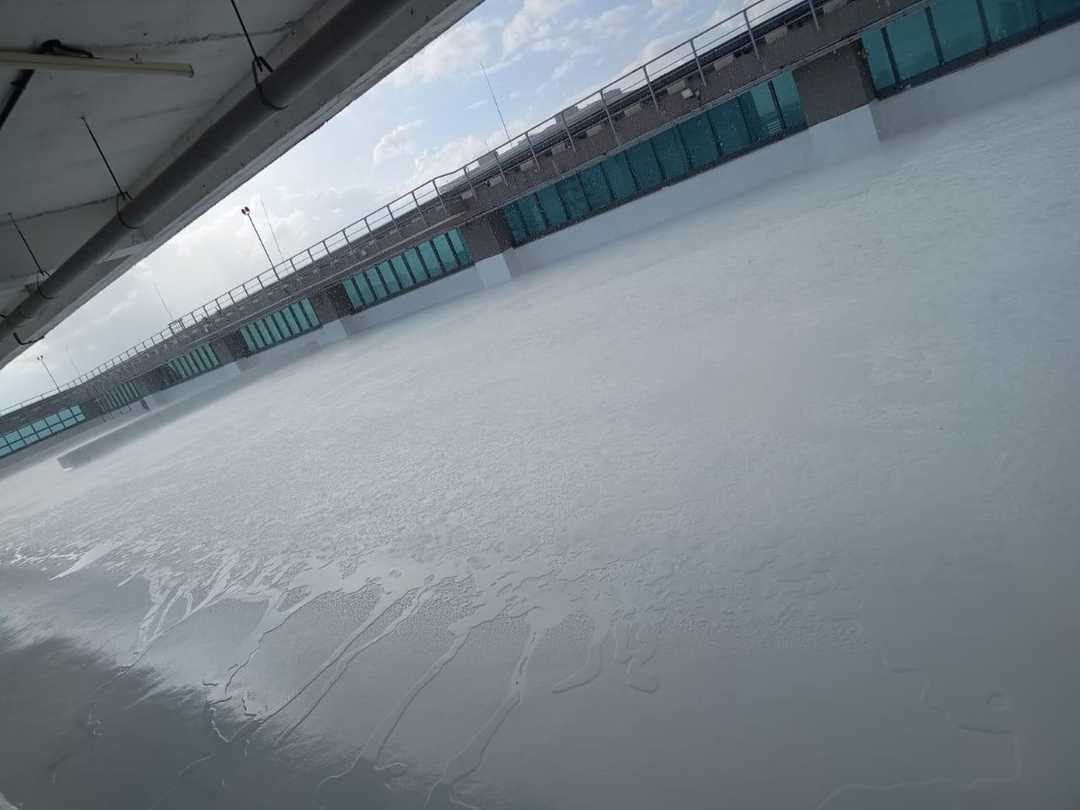 75,520 sqft terrace waterproofing at MyHome Twitza, Hyderabad using ...